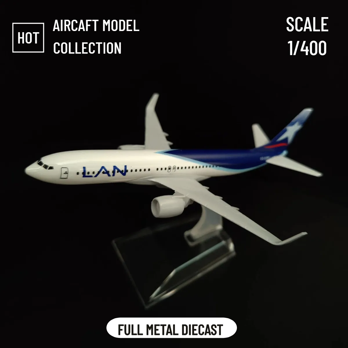 Diecast Model Scale 1:400 Scale Hardest Metal On Earth Aircraft Replica ...