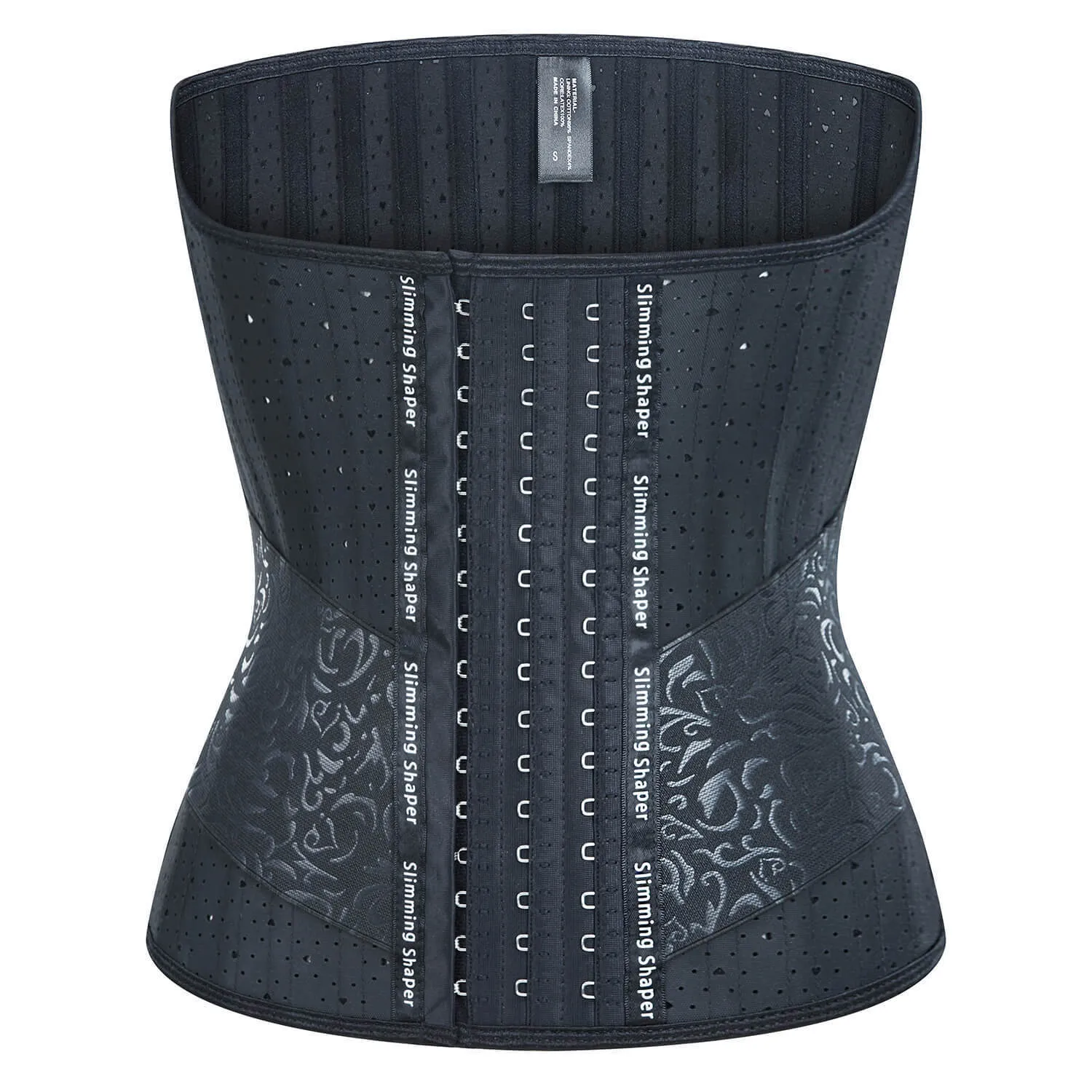 Women's Latex Waist Trainer Body Shaper: Long Torso Corset Shapewear ...