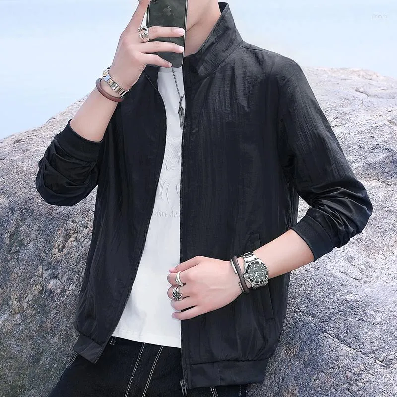 Men's Summer Windbreaker: Lightweight Waterproof Sun Protection Jacket ...