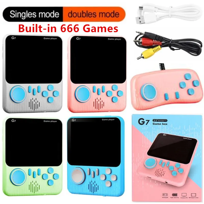 Portable Game Console 3.5 Inch Classic Retro Video Games Handheld ...