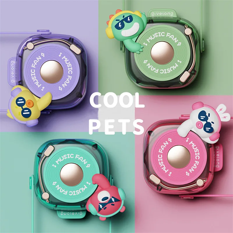 Cute Cartoon Camera Fan: Portable Bladeless Neck Fan for Kids ...