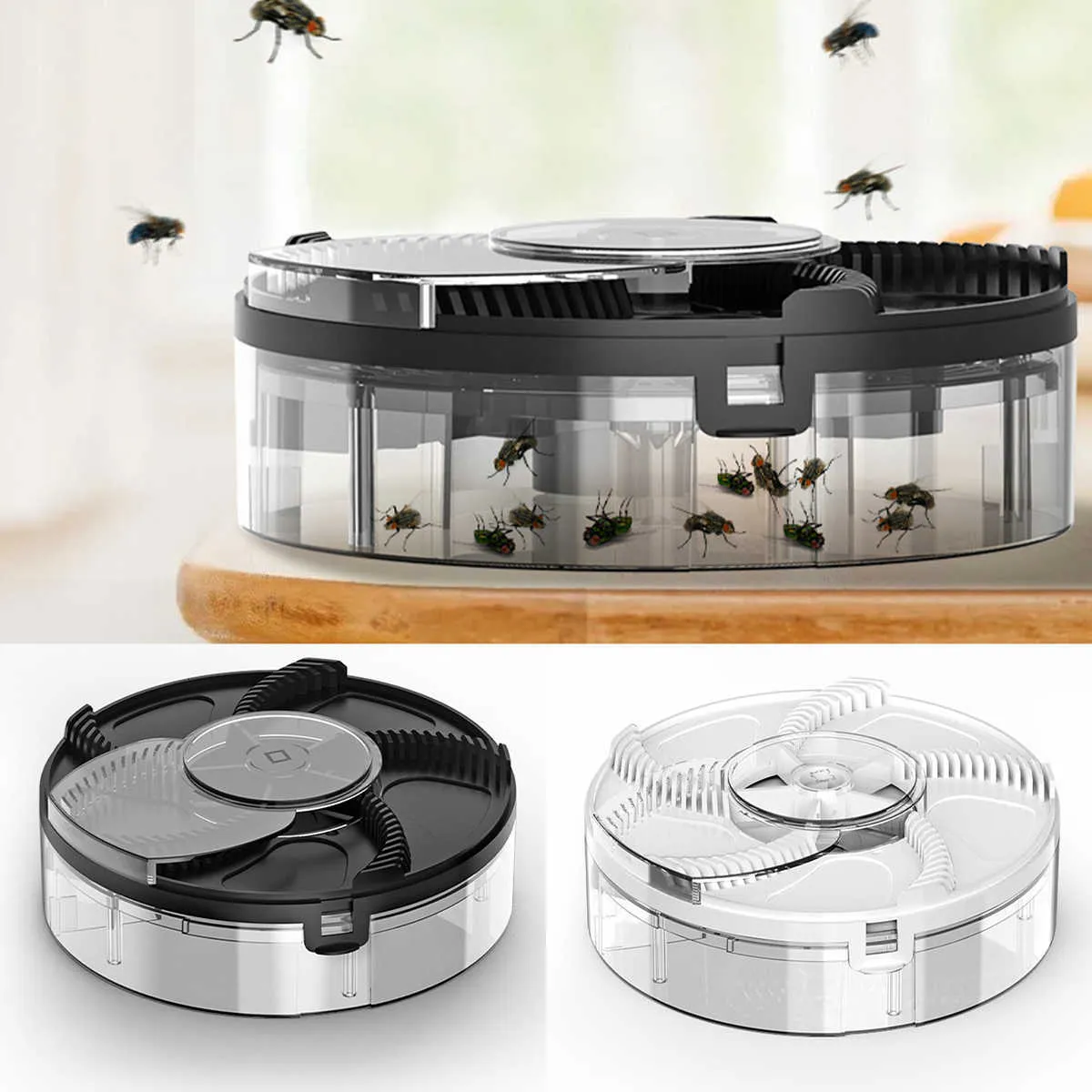 DHgate.com:Electric Fly Trap, 1200mAh USB Automatic Flycatcher, Safety ...