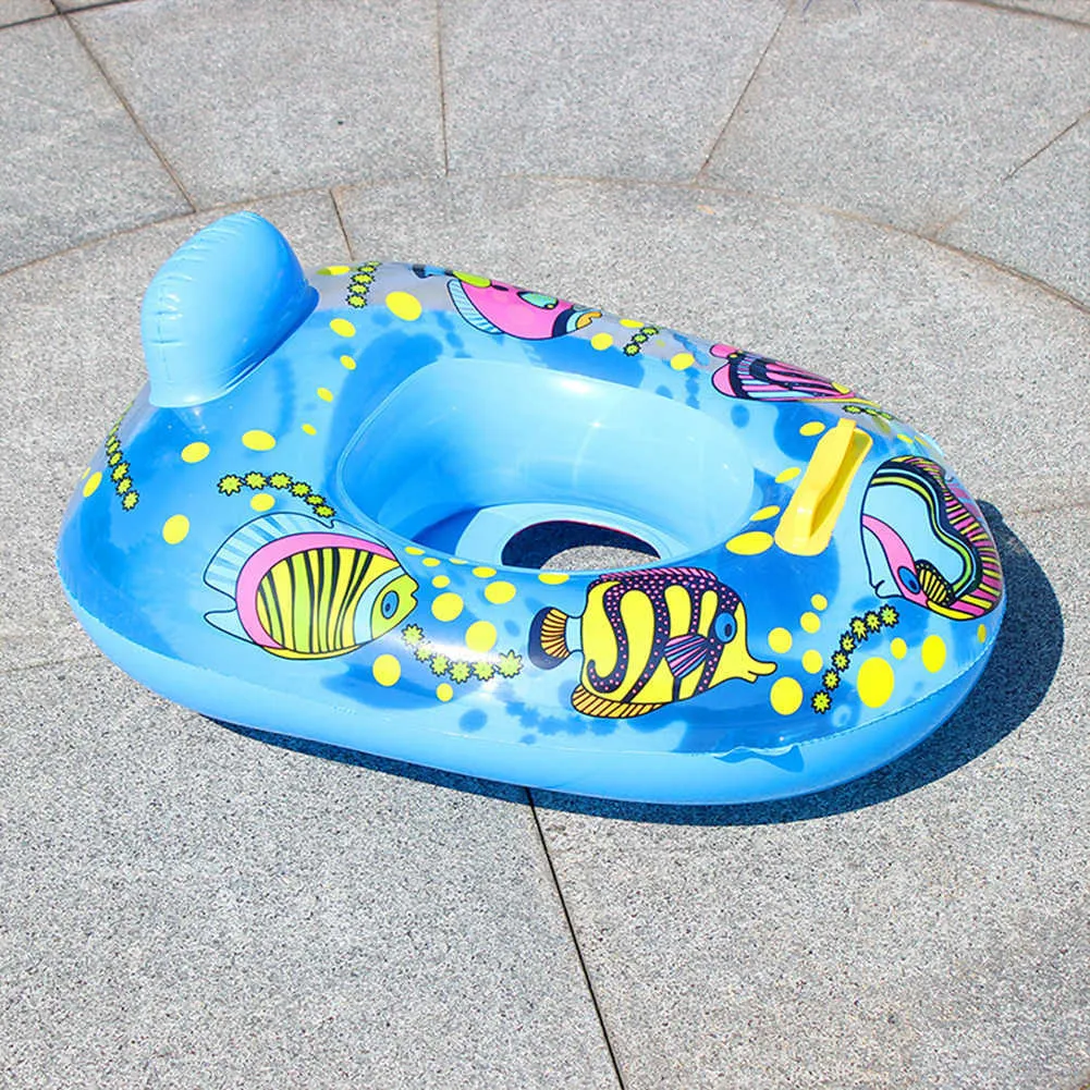 Kids Inflatable Swimming Ring Toy Random Style Float Boat Tube For ...