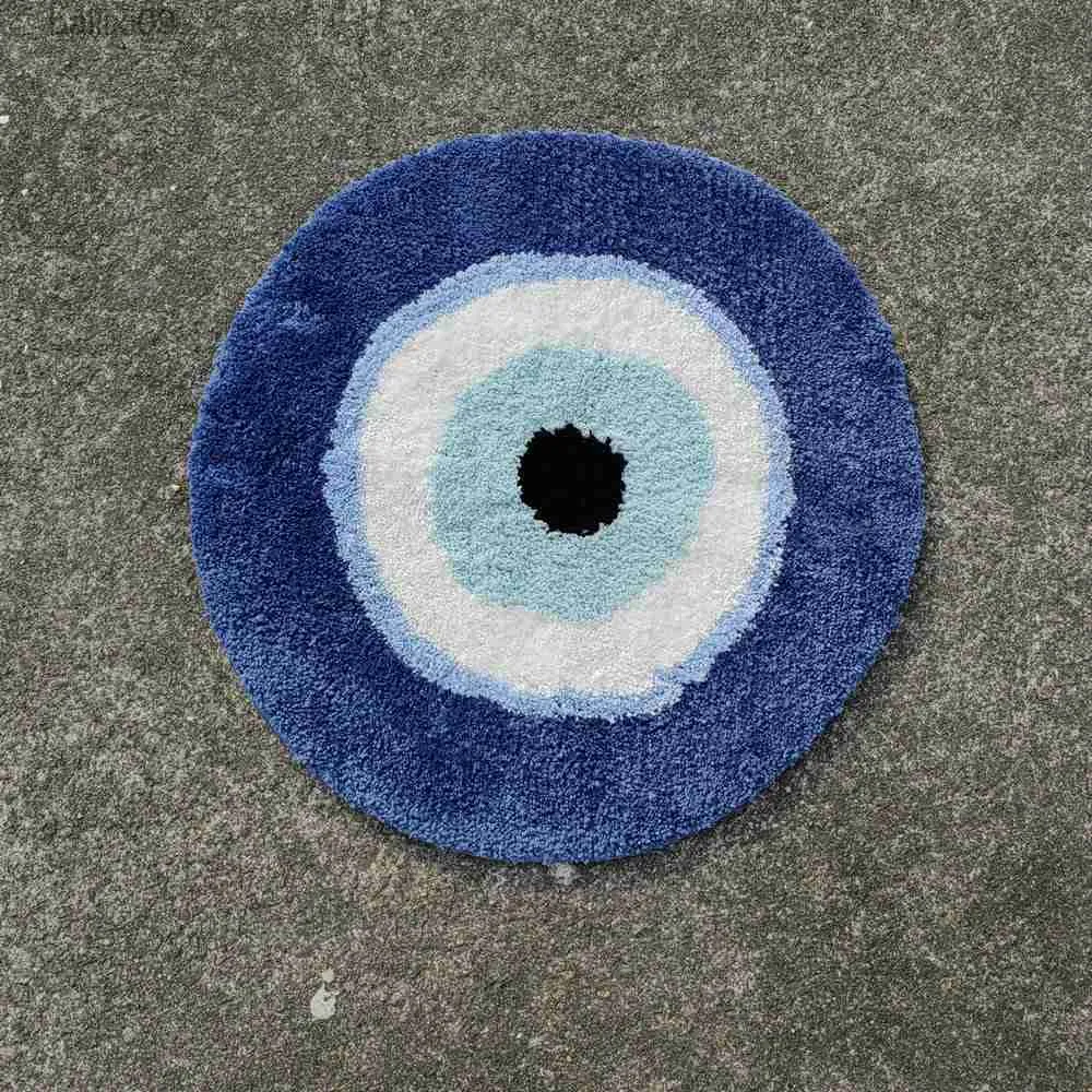 Fluffy Evil Eyes Circle Rug Soft Plush Tufted Carpet... From Bailixi09 ...
