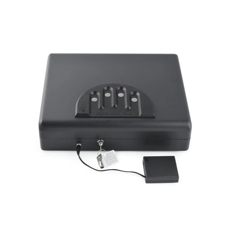 Portable Gunsafe Box For Pistols, Ammo, And Keys Secure Metal Junction ...
