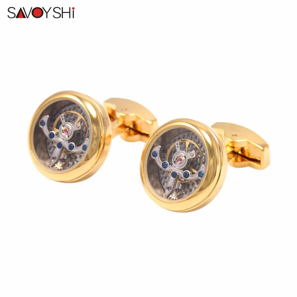Luxury Mechanical Watch Cufflinks for Men - French Cuff Links, Elegant ...