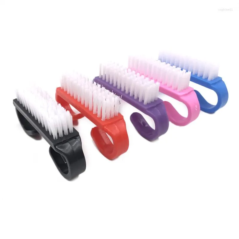 DHgate.com:10Pcs Plastic Nail Cleaning Brush Set, Art Nails Accessories ...