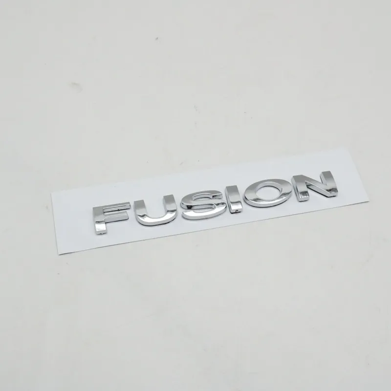 3D ABS Car Logo Chrome FUSION Sticker Tapa Trasera Del Maletero Placa ...