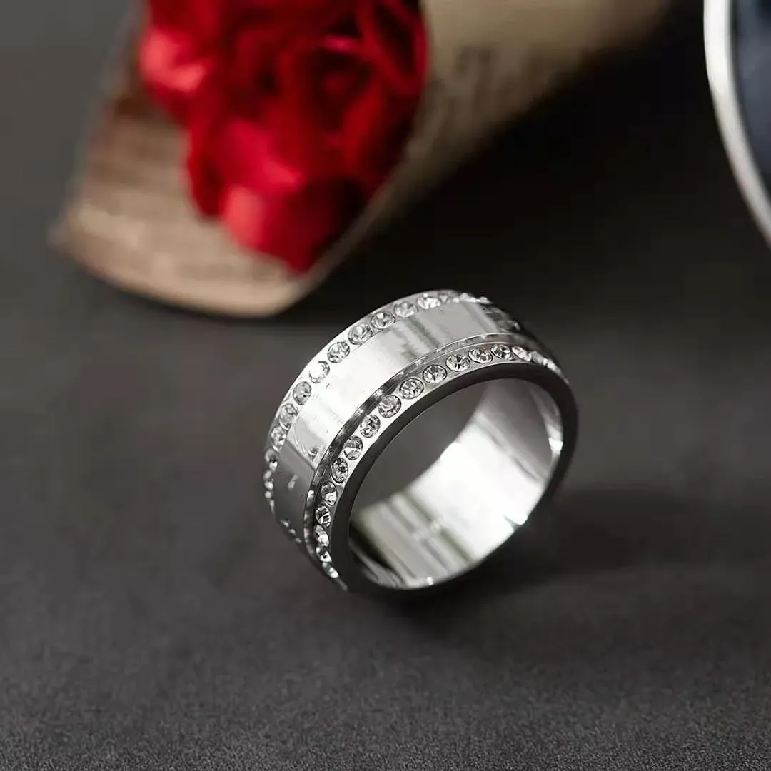 DHgate.com:Double Row Ring: Titanium Steel Waterproof Couple Jewelry ...