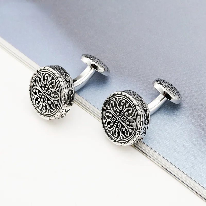 DHgate.com:Classic Cufflinks Cufflink Men's Vintage Pattern Men's ...