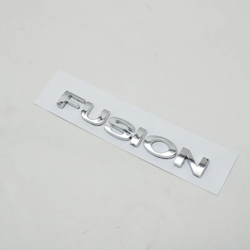 3D ABS Car Logo Chrome FUSION Sticker Tapa Trasera Del Maletero Placa ...
