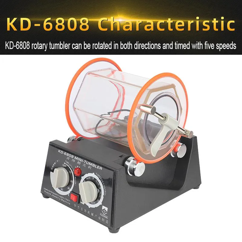 3kg Rotary Tumbler Polishing Machine - KD6808 Jewelry Polisher, Metal ...