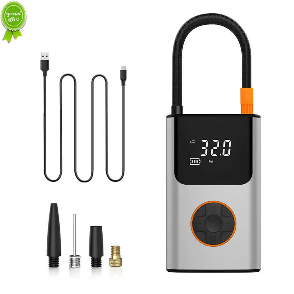 DHgate.com:Portable Digital Tire Inflator | 4 Nozzles & USB | 4000mAh ...