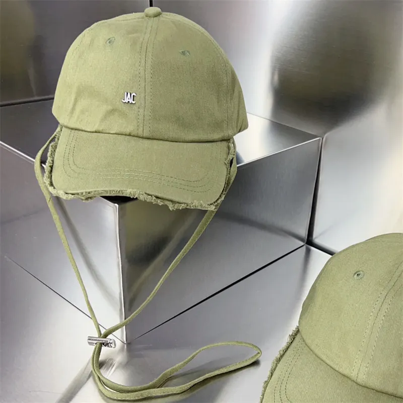 Designer Fringed Kangol Washed Baseball Cap With Adjustable Strap And ...