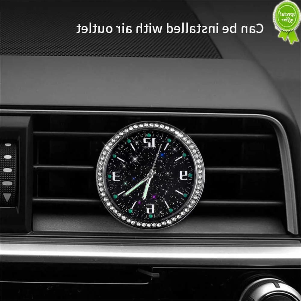 Luminous Mini Car Clock, Digital Watch Auto Ornament, Car Accessories ...