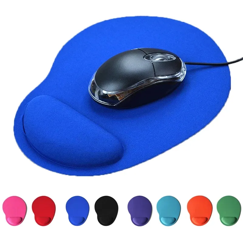 Mouse Pad EVA Support Wristband Gaming Mousepad Solid Color with Wrist ...