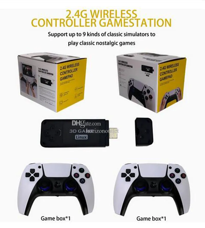 DHgate.com:U9 Pro HDMI Game Stick: 2.4G Wireless Controller, 10000 ...