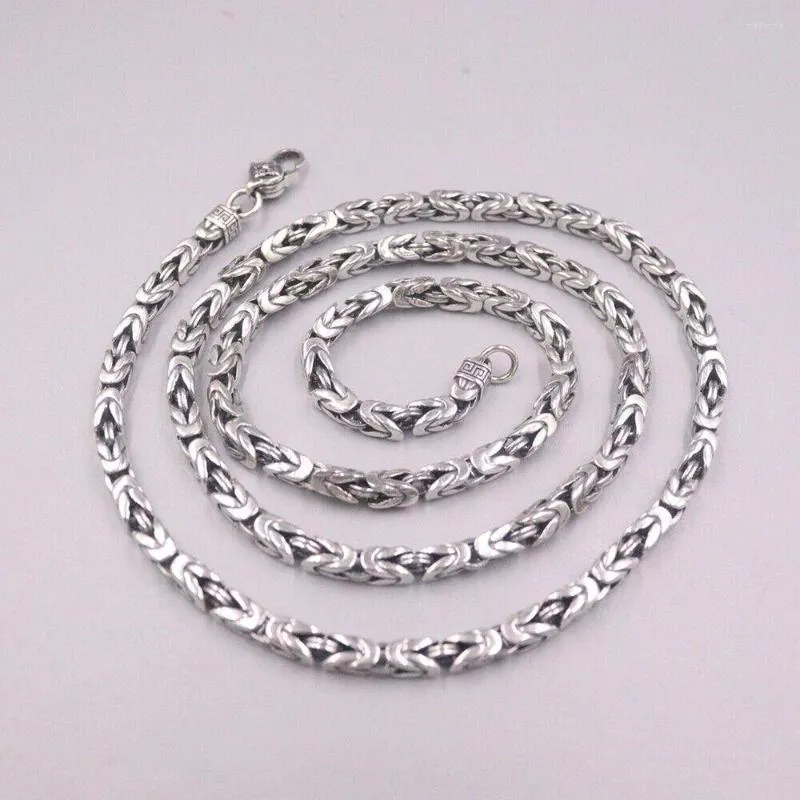 DHgate.com:925 Sterling Silver Byzantine Link Chain Necklace, 4mm, 22 ...