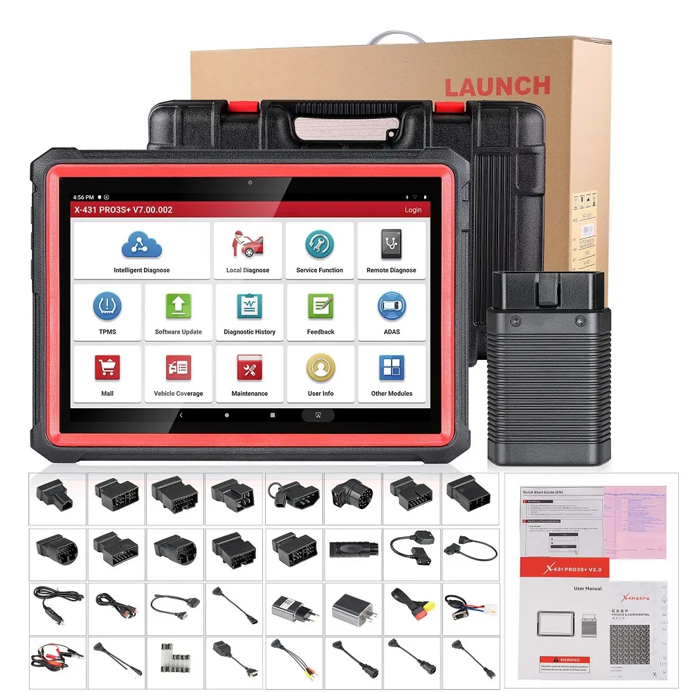 Launch X 431 PRO 3S+ Automotive Scan Tool: 2 Year Free Update, Car ...