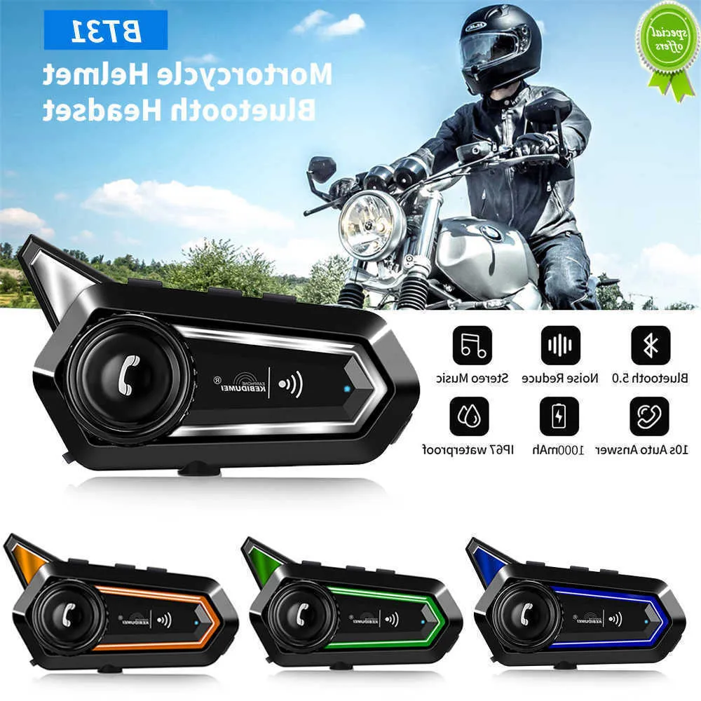 Wireless Motorcycle Motorcycle Helmets Bluetooth Headsets New 1080P