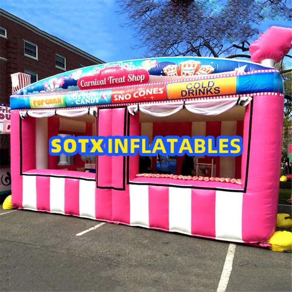 Inflatable Lemon Booth: Portable Carnival Stand With Hands, Great For ...