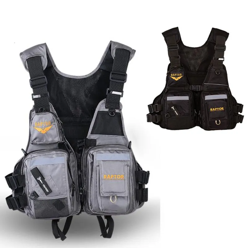 DHgate.com:Reflective Multi-Pocket Fishing Life Vest, High Buoyancy ...