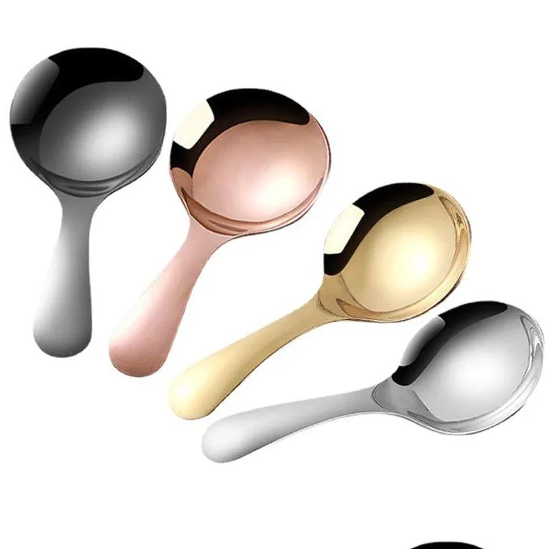 DHgate.com:Round Head Mini Tea Spoons, Stainless Steel for Household ...