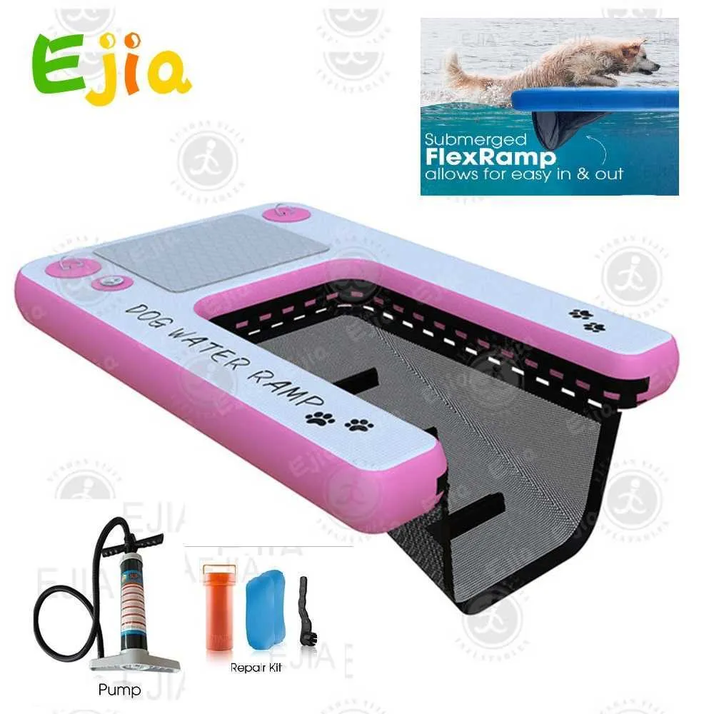 Wholesale Inflatable Pup Plank Pool Dog Ramp Dog Platform For Pool Lake ...