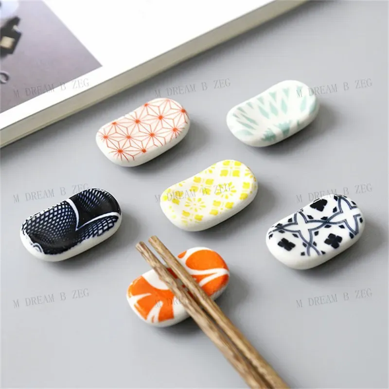 DHgate.com:Rectangle Ceramic Chopstick Rests - Colorful Pillow ...