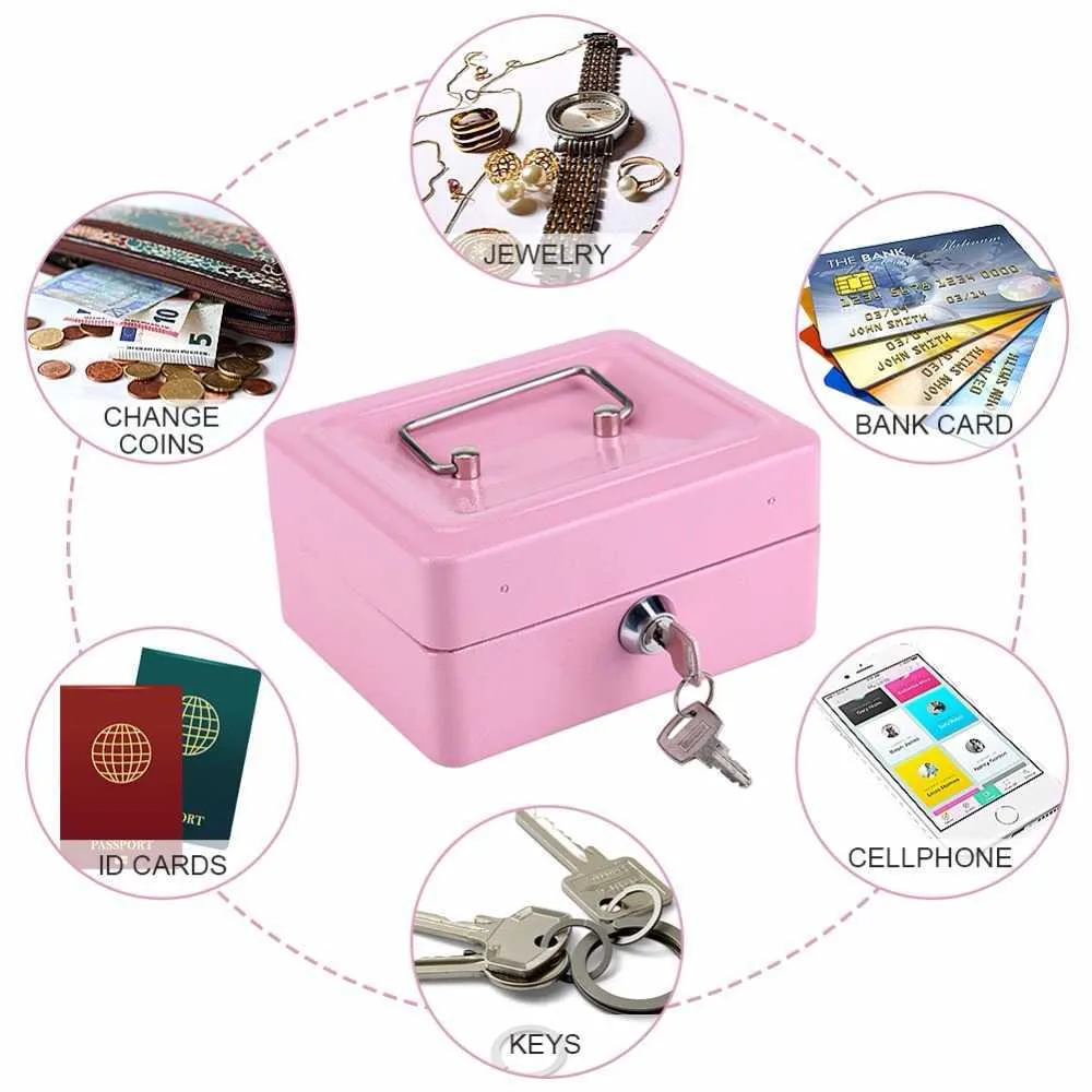 G230523 Cash Register Insert Tray Lockable Steel Cash Drawer Organizer ...