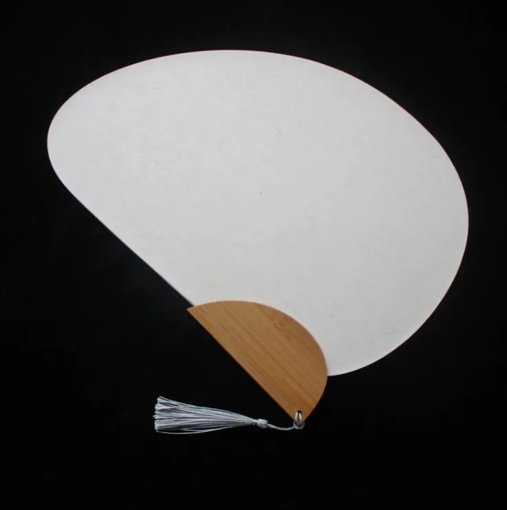 Spanish Paddle Paper Wooden Fan With Bamboo Frame And Handle Perfect ...