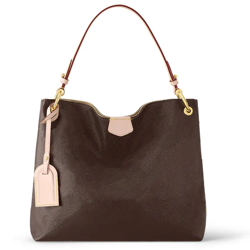 Fashion Bag Women's Tote Bag Classic Print Design Logo Hanging Tag ...