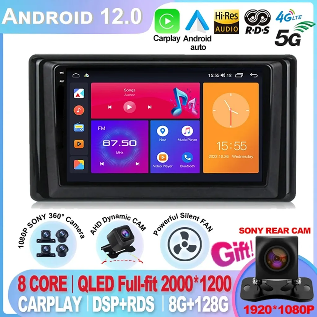 10.1 '' Qled Android 12 Autoradio Pour Toyota Raize 2020 GPS Navigation ...