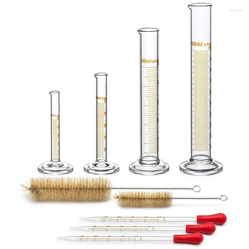 DHgate.com:5ml 10ml 50ml 100ml Premium Glass Measuring Cylinder Set ...