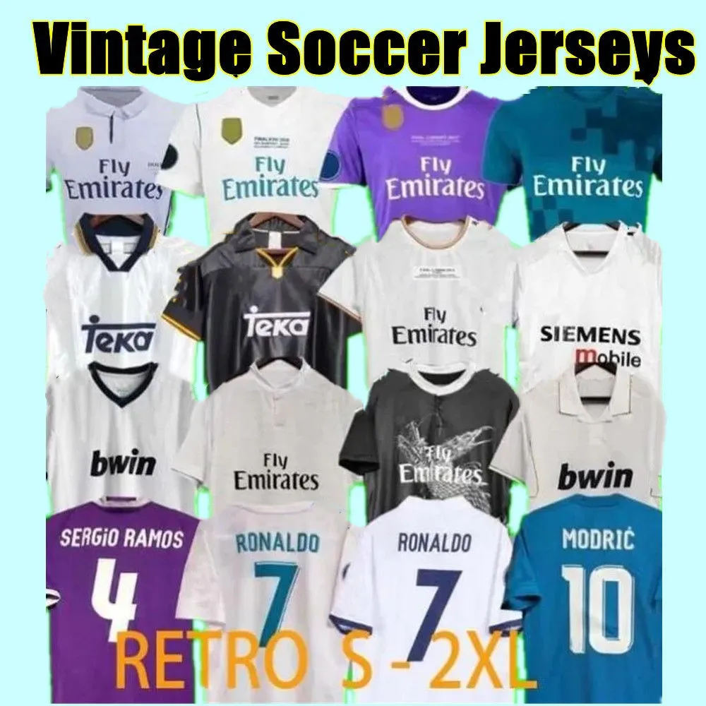 Real Madrids Retro Soccer Jerseys BALE BENZEMA MODRIC Camiseta Home ...