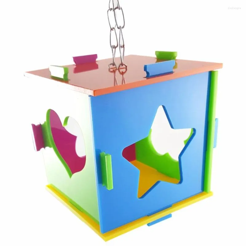 DHgate.com:86 Characters Colorful Plastic Hanging Foraging Toys for ...