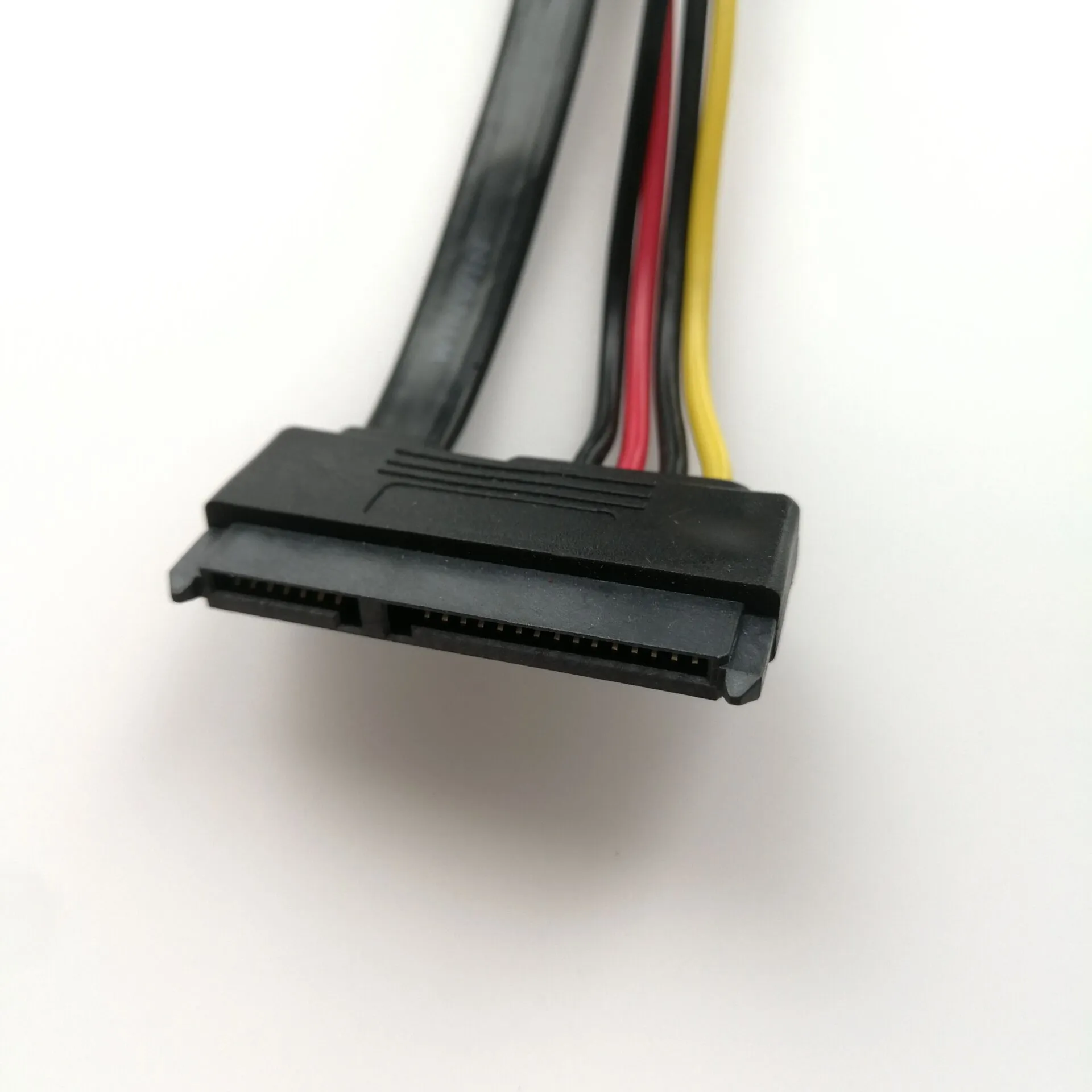 SATA Power & Data Cable For HDD 7+15 22 Pin To 4 Pin Connector, 10cm 4 ...