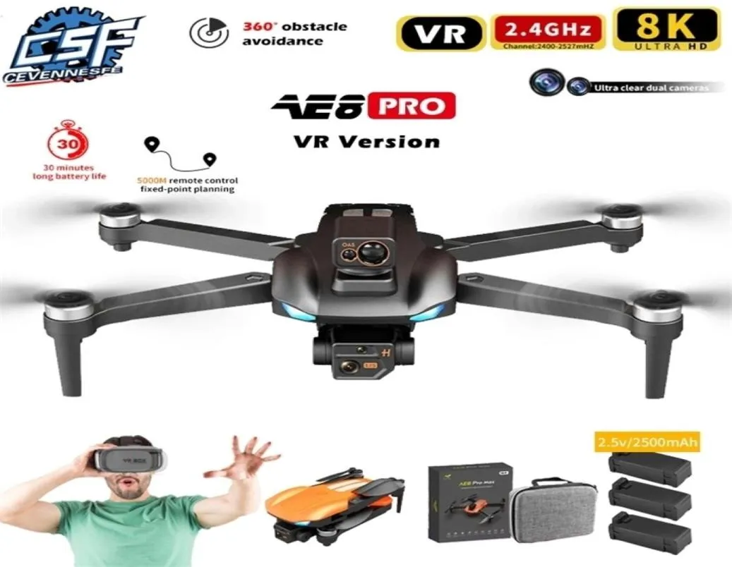 Intelligent Uav Ae8 Pro Max Obstacle Avoidance Drone Gps Positioning