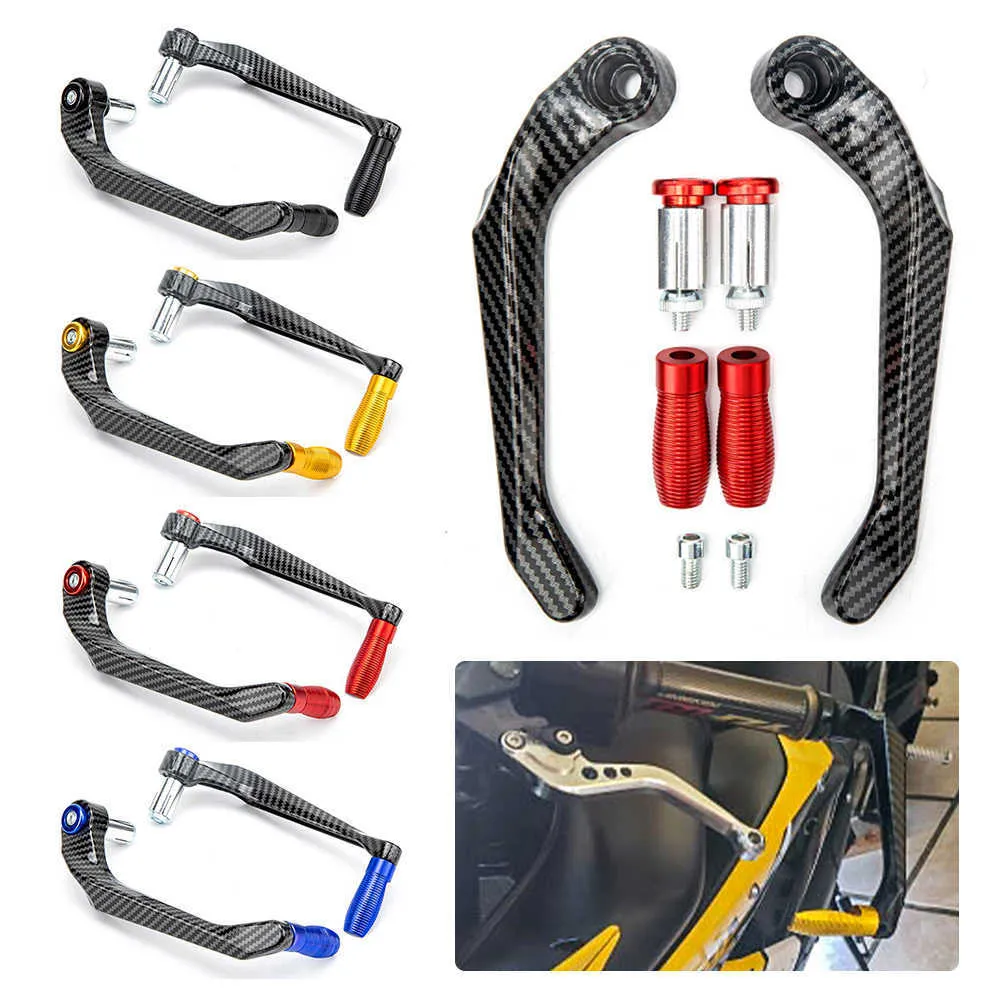 Motorcycle Handlebar Protector Kit - CNC Aluminum Brake & Clutch Lever ...