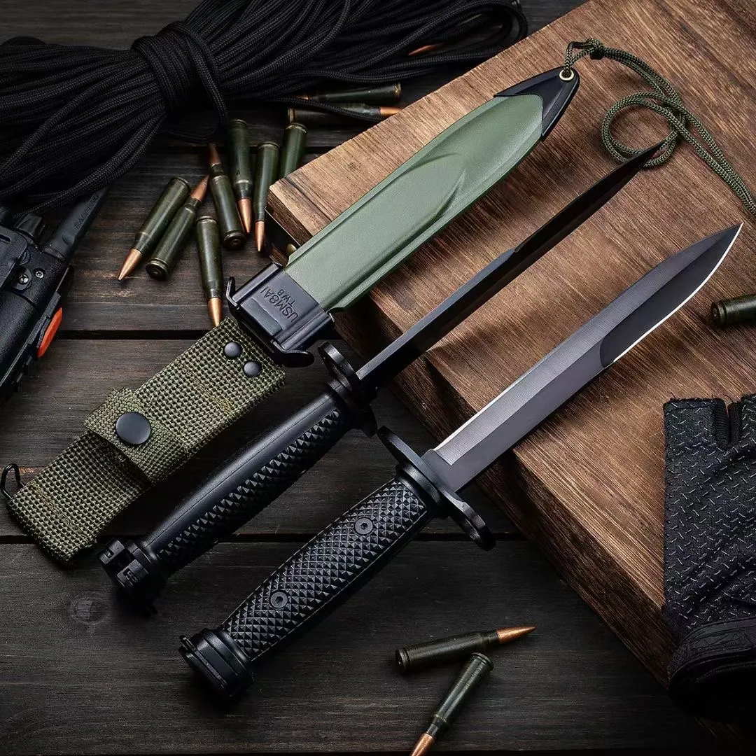 Newest High End US M8AI TWB Fixed Blade Knife 1095 High Carbon Steel ...