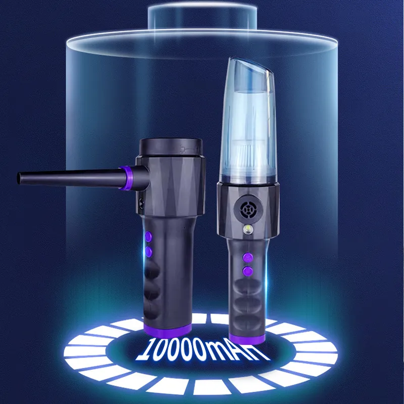 Electrostatic Duster & Computer Keyboard Vacuum Multi Use Cordless Air ...