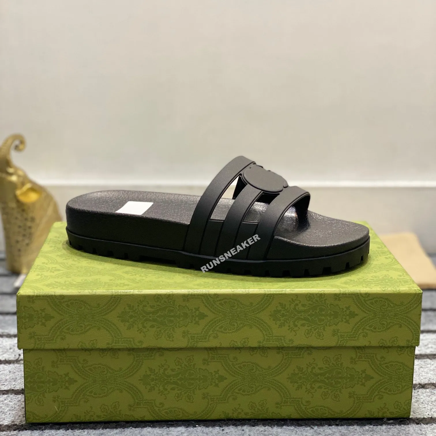 Designer Floral Slides For Men And Women Size 36 48 Platform Slide ...