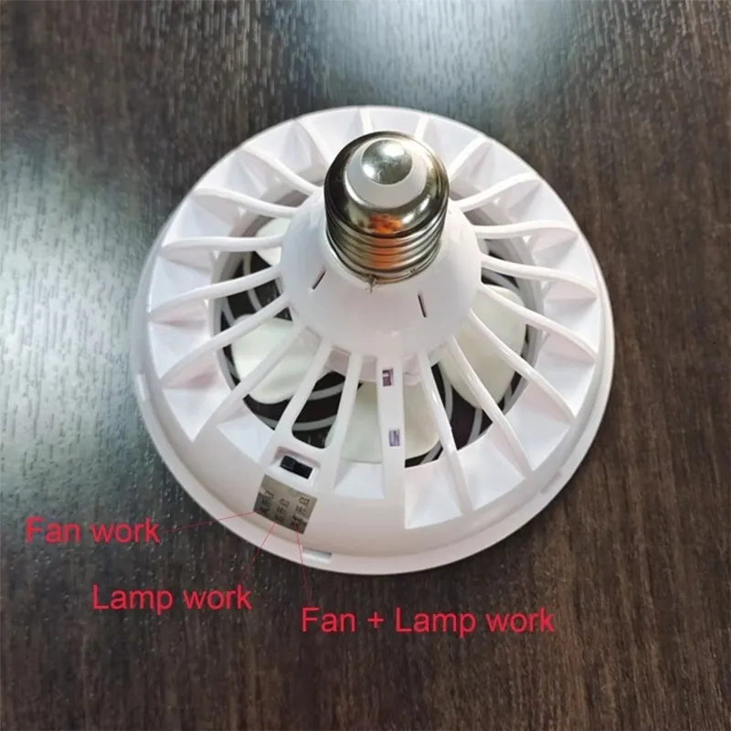DHgate.com:2-in-1 AC 220V E27 12W LED Lamp E27 Ceiling Fan with LED ...