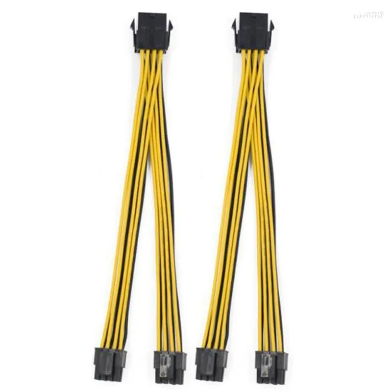 DHgate.com:2-Pack 20cm 18AWG CPU 8-Pin Female to Dual 4-Pin Male Y ...