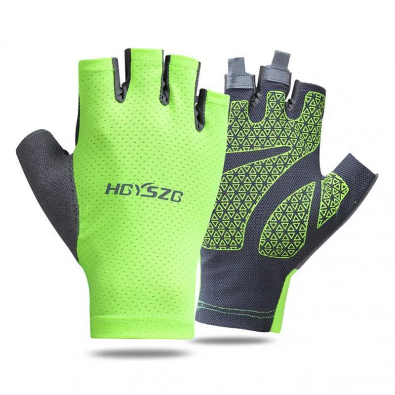 DHgate.com:Summer Half Finger Cycling Gloves, Breathable Anti-Slip MTB ...