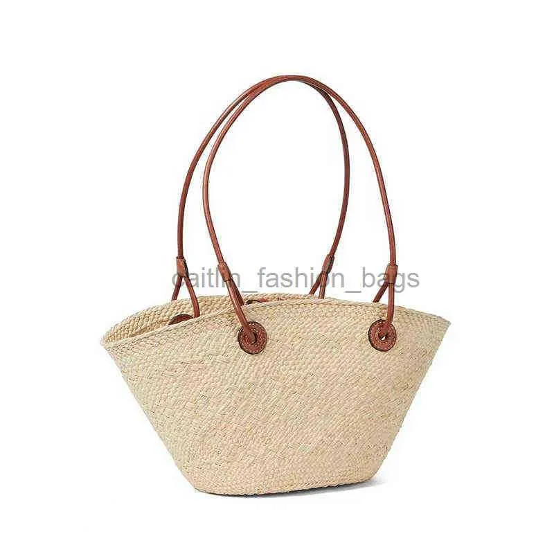 Stylish Straw Purses: Large Woven Rattan Shoulder Bags, Handmade Summer ...