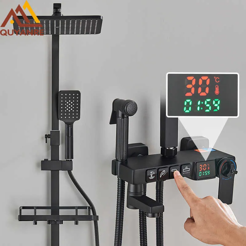 DHgate.com:Digital Display Shower System: 4-Way Thermostatic Shower ...