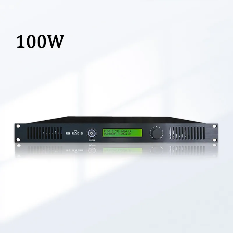 High Power 100W FM Broadcasting Fm Broadcast Transmitter For ...