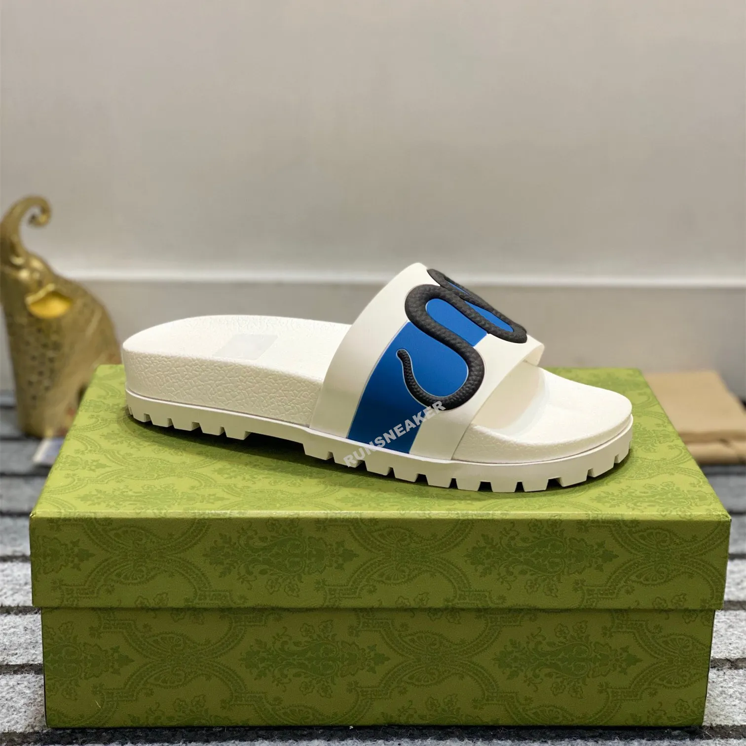 Designer Floral Slides For Men And Women Size 36 48 Platform Slide ...