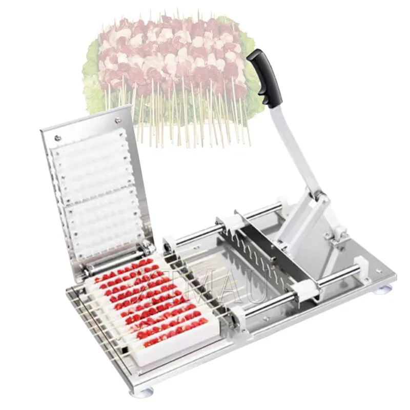 DHgate.com:10-Hole Manual Meat Skewer Machine, Small Lamb Skewers ...